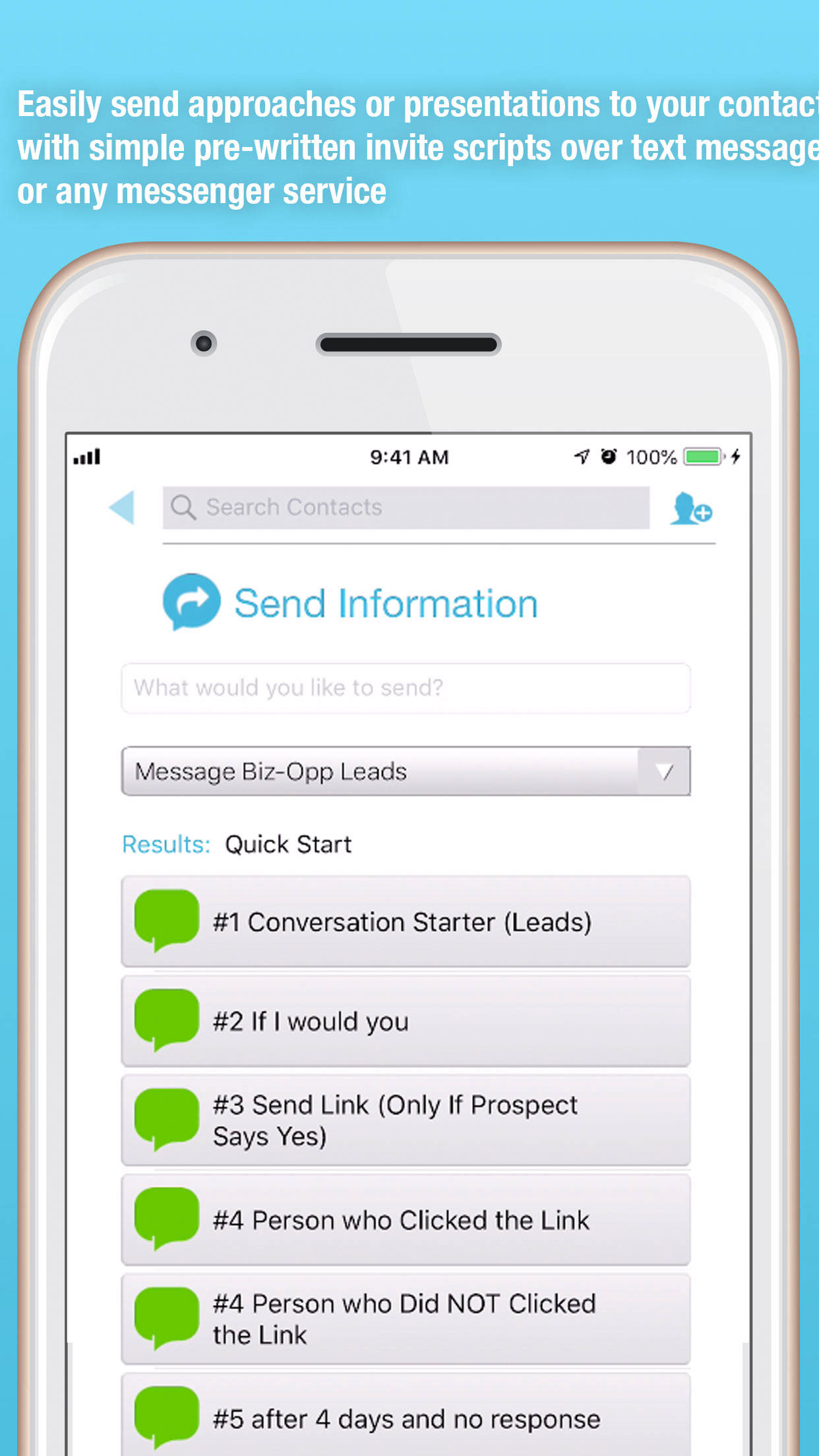 Network Marketing App | CRM | Prospect Manager | iOS | Android